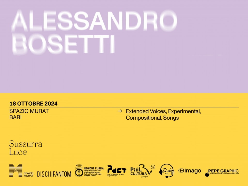 Sussurra Luce 2024 - Alessandro Bosetti